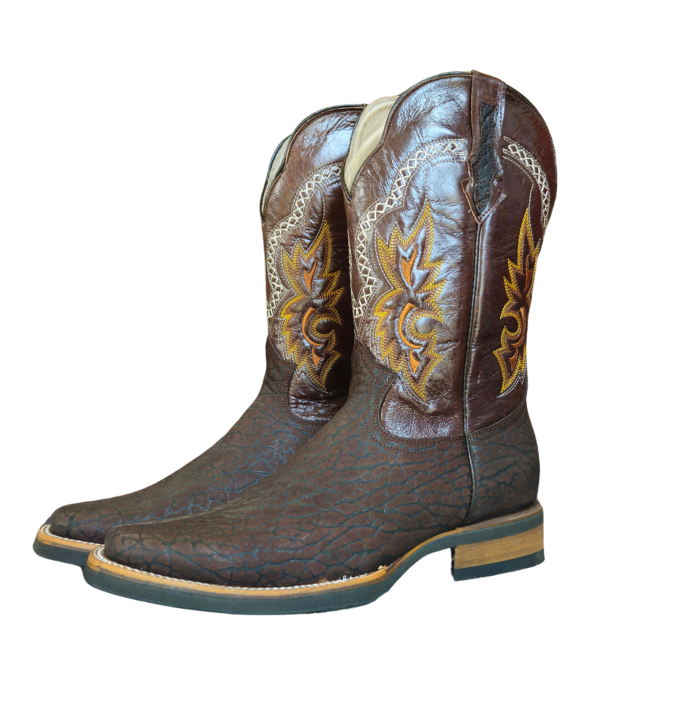 Classic Rodeo Bullneck Leather Chocolate – LYON BOOTS